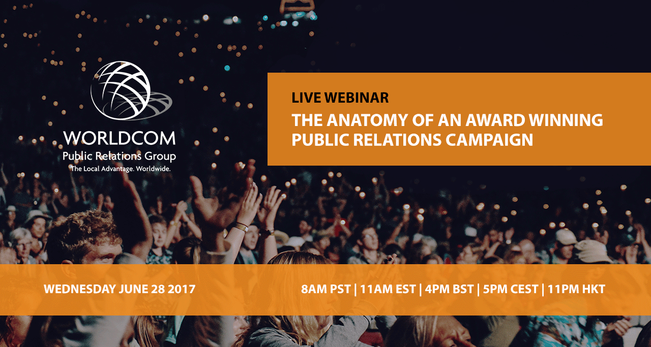 Award Winning PR Campaigns Webinar | The Worldcom Group
